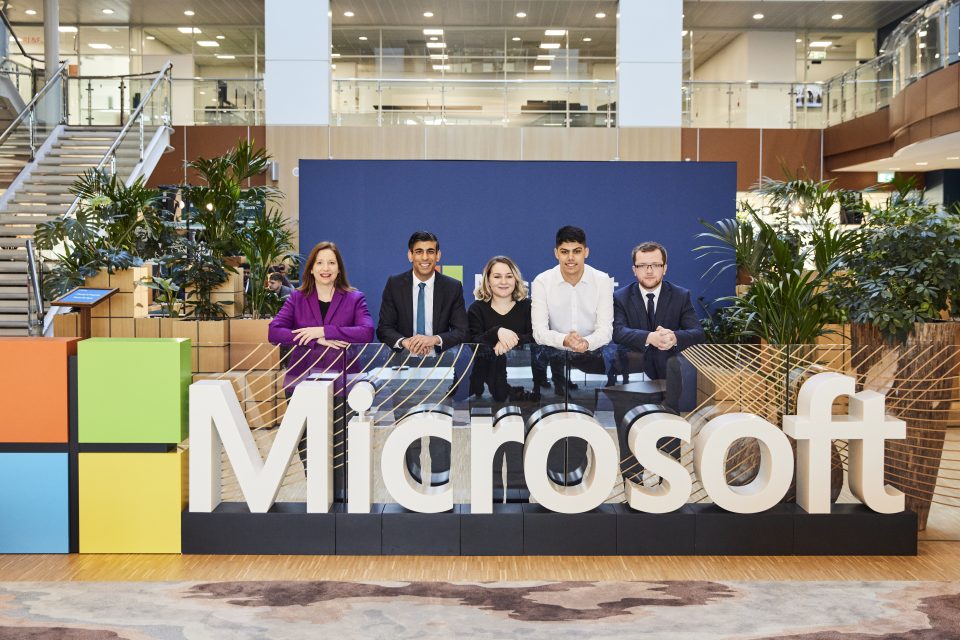 Chancellor Rishi Sunak visits Microsoft’s UK HQ and highlights impact ...