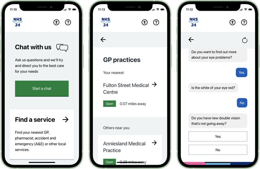 Empowering patients with Scotland’s NHS 24 Online app